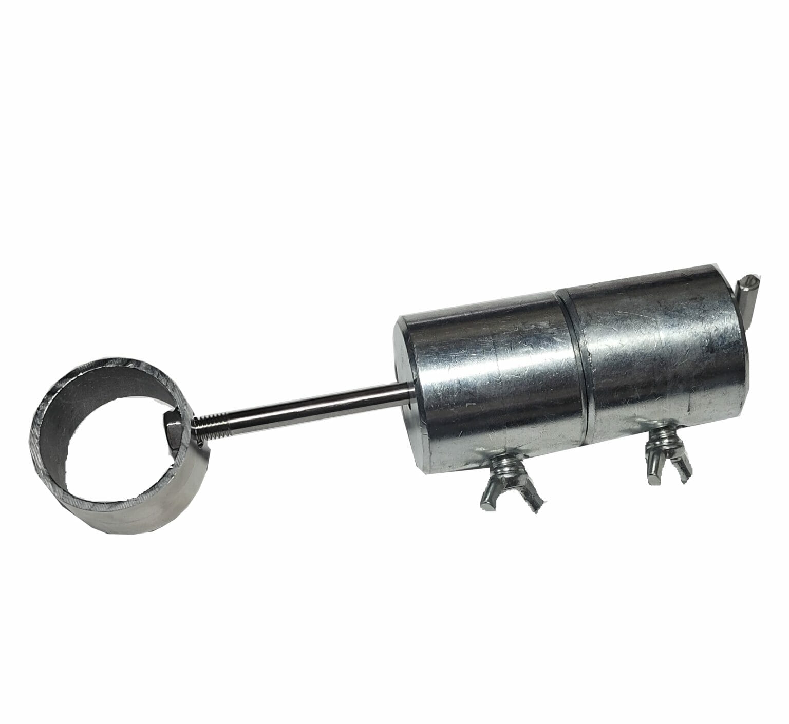 59" Stainless Steel Propane Gas/Charcoal Spit Rotisserie with Counter ...