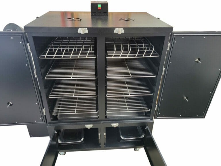 Pellet Pro® Double D Vertical Cabinet Pellet Smoker | 2-Door